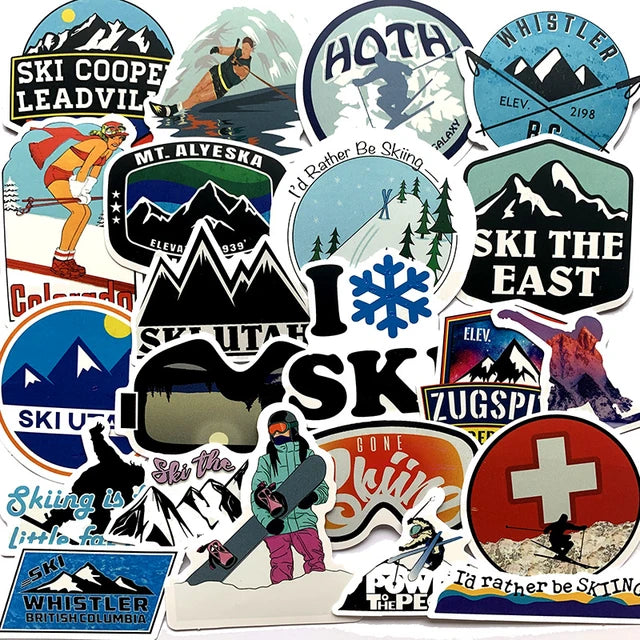 Snow Stickers Set of 5 – Global Goods